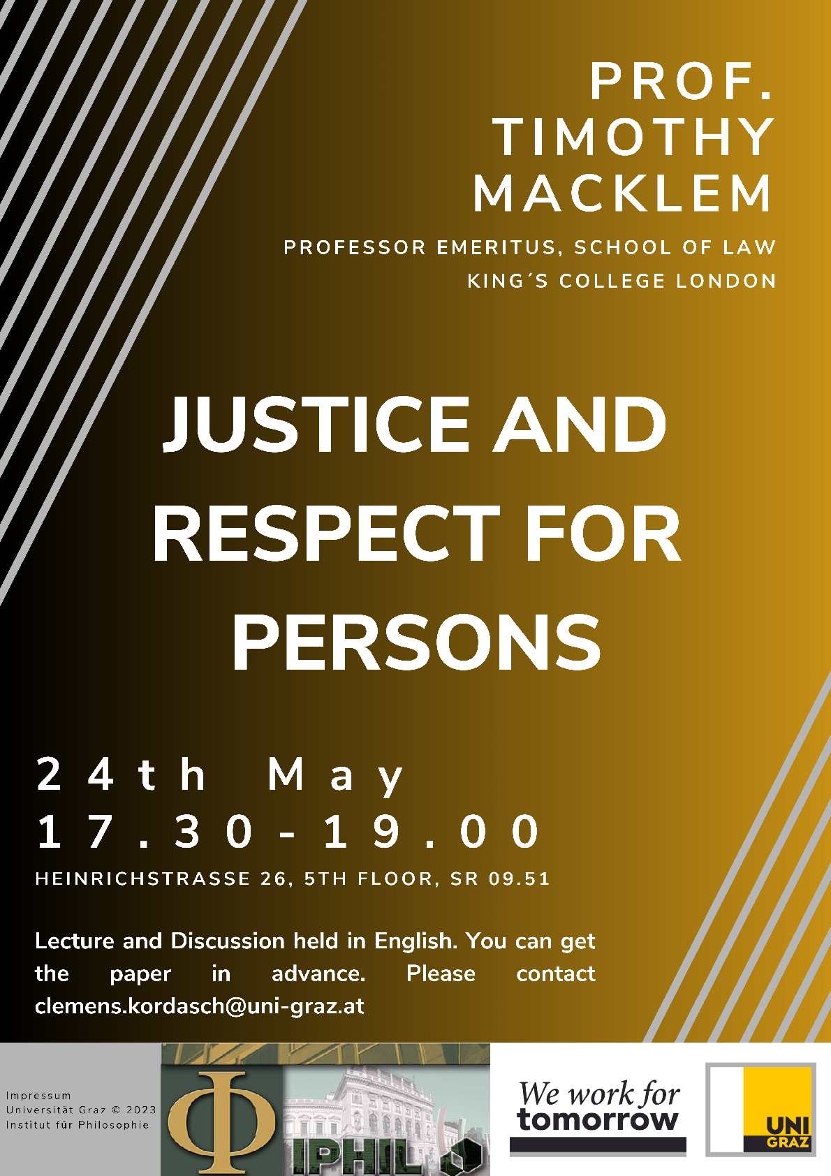 Prof. Tim Macklem - Justice and Respect for Persons - Master Political ...
